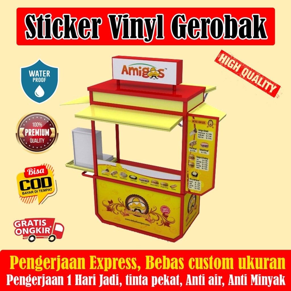 Jual STIKER GEROBAK JUALAN HITUNGAN PERMETER TERMURAH - SUDAH ANTI AIR ...