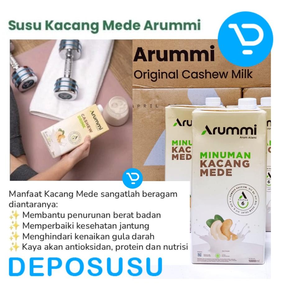 Jual Tren Baru--ARUMMI Cashew Milk Drink Minuman Kacang Mede 1 Liter ...