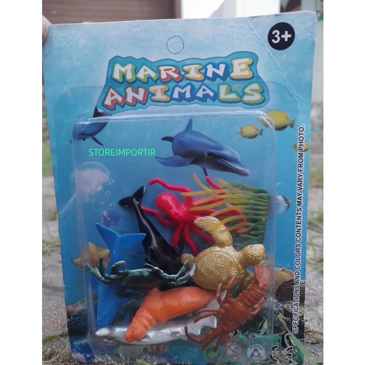 Jual Mainan Anak Hewak Laut Ukuran Kecil 016B-244/Mainan Edukasi Hewan ...