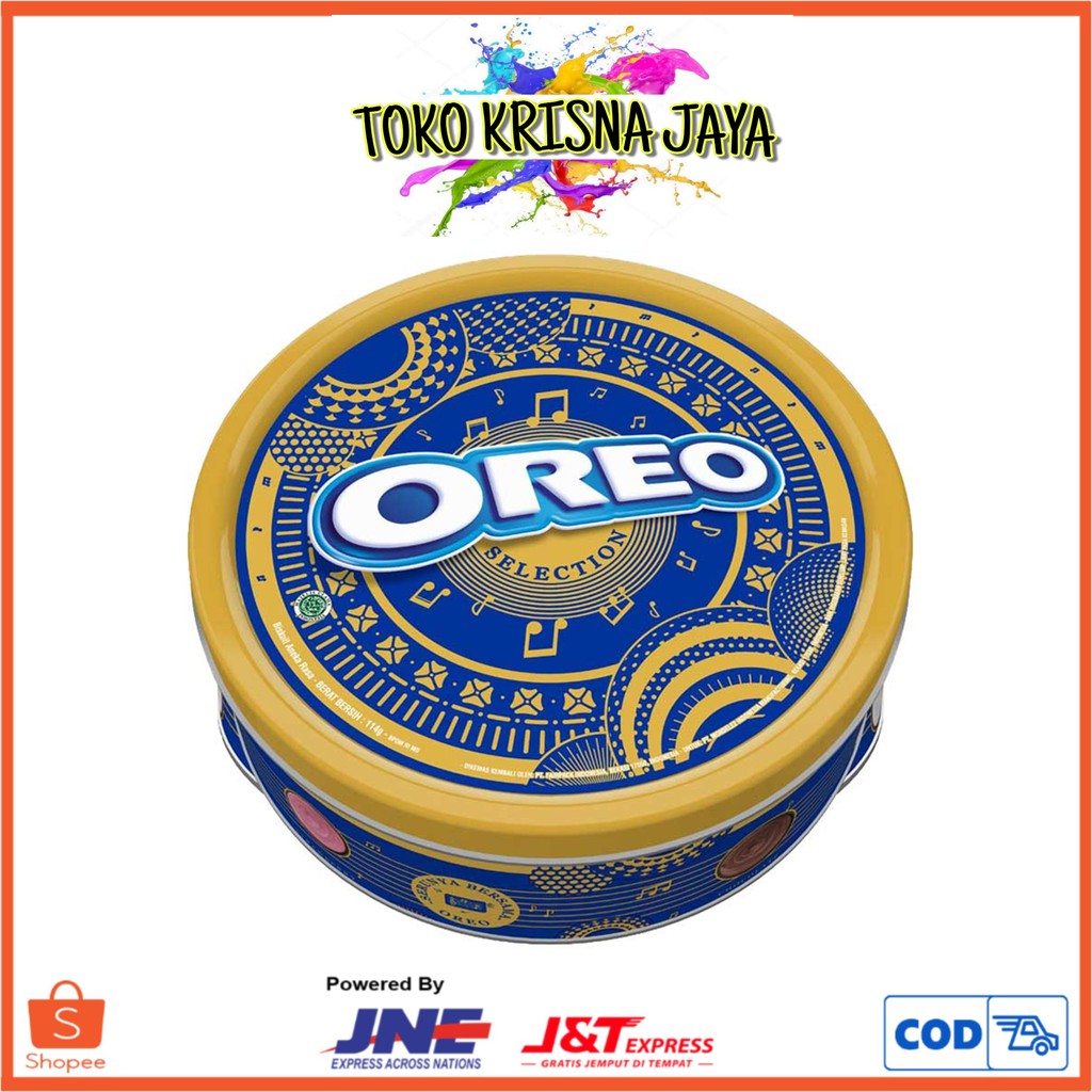 Jual OREO SELECTION BISCUIT ASSORTED KALENG NETTO 286.8/ 285 GR ...