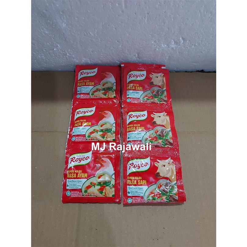 Jual Royco Bumbu Penyedap Rasa Ayam Sapi 8 gram - Renceng | Shopee ...