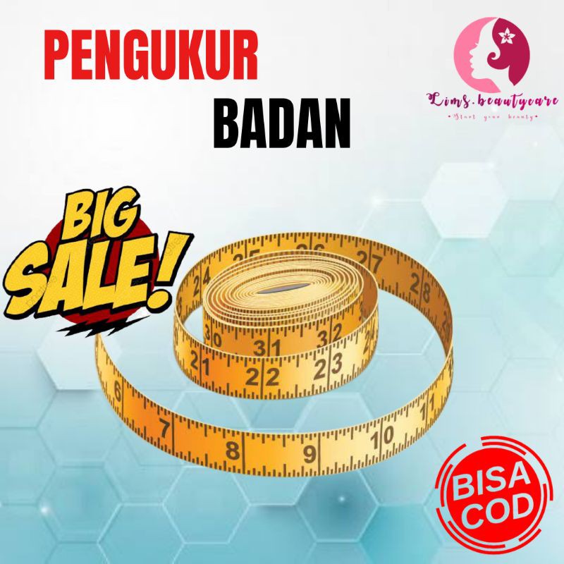 Jual Pengukur lebar badan | Meteran baju kain | Shopee Indonesia