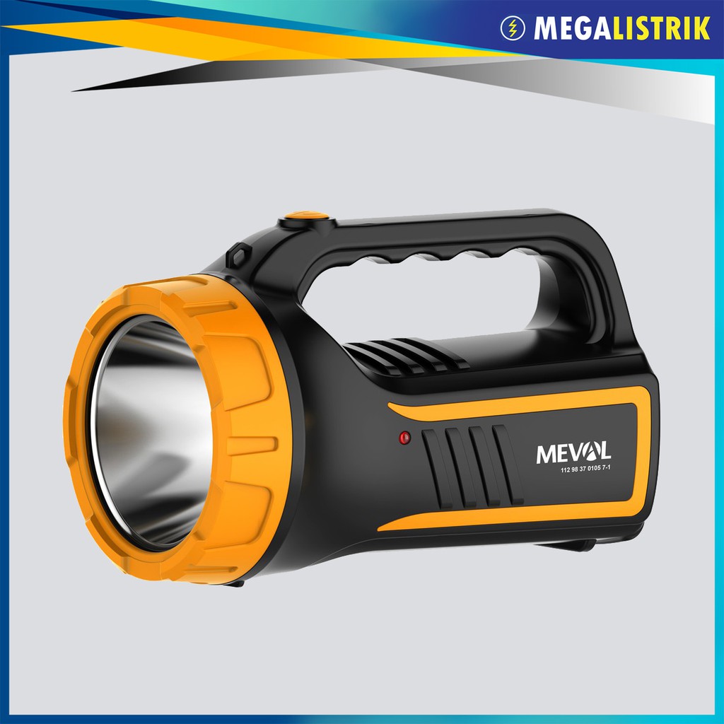 Jual MEVAL SENTER LED HI-POWER 5W / 5 WATT RECHARGEABLE 4000 MAH MT3 ...