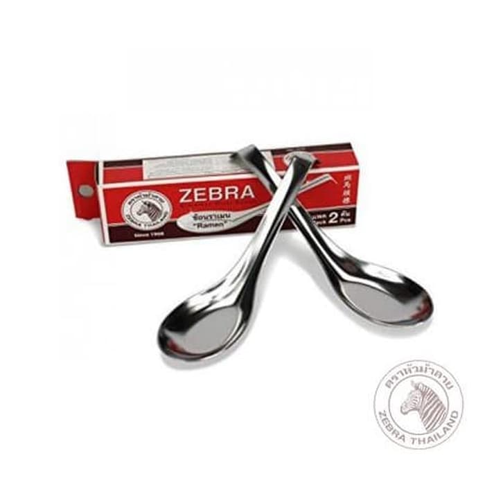 Jual Zebra Ramen Spoon (100091) / Sendok Stainless | Shopee Indonesia