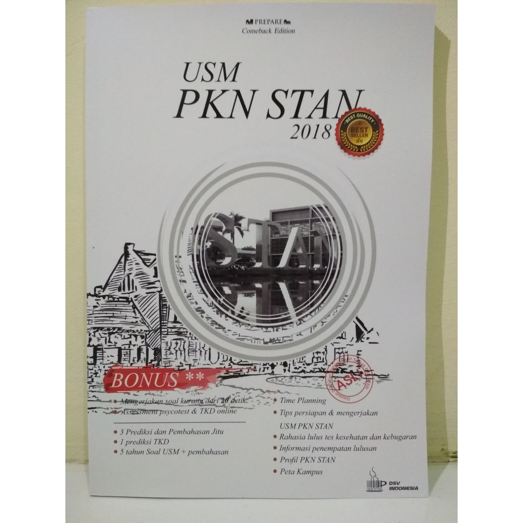 Jual BUKU USM PKN STAN 2018 - RESMI | Shopee Indonesia