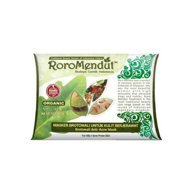 Jual RORO MENDUT Masker Brotowali 40 gr | Shopee Indonesia