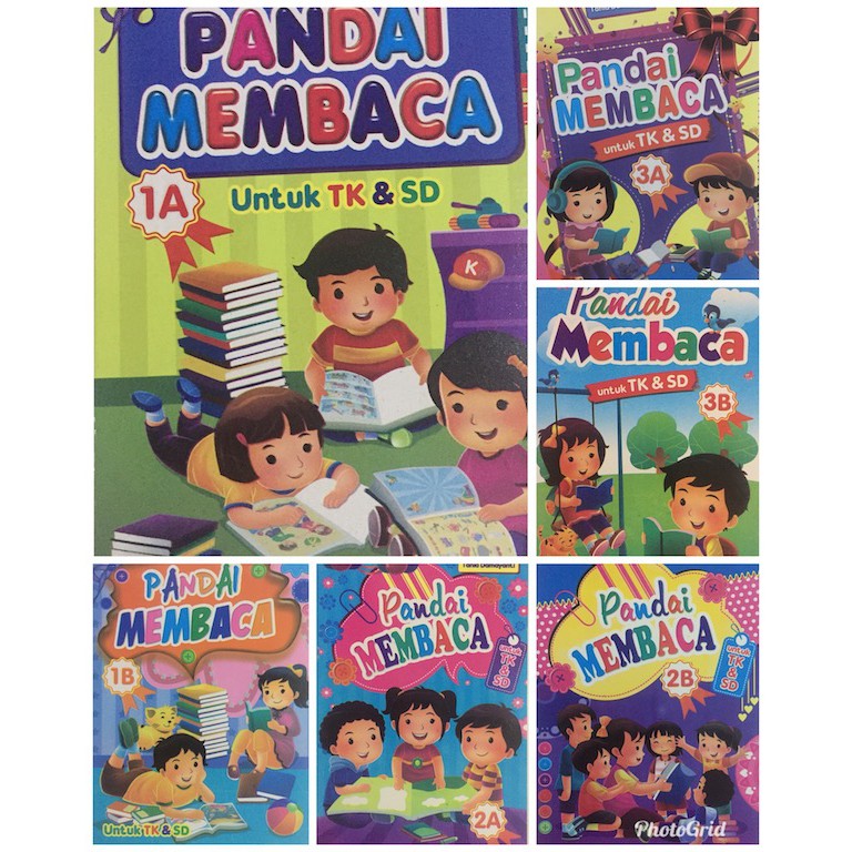 Jual Buku Anak Pandai Membaca 1a 1b 2a 2b 3a 3b untuk TK & SD Kelas 1 ...