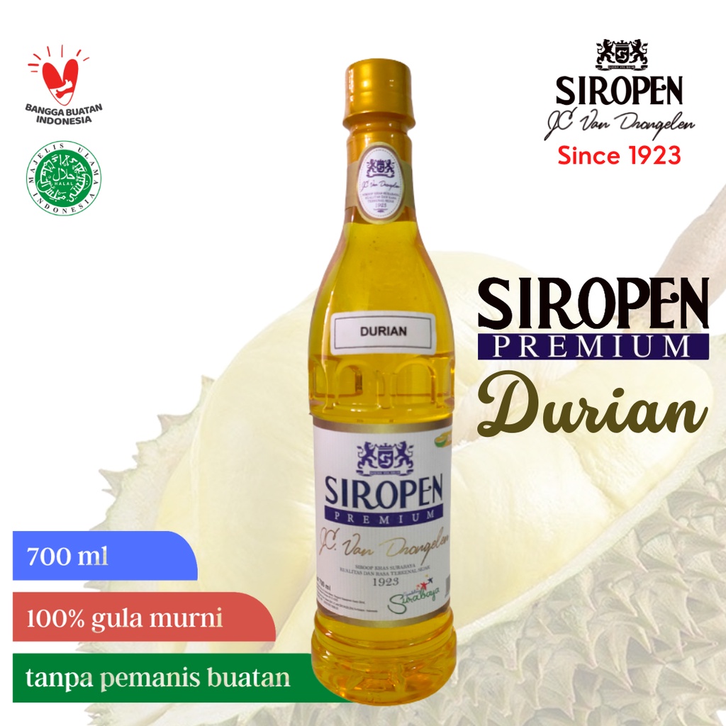 Jual Sirup Durian Duren Siropen Premium Durian 700ml | Shopee Indonesia