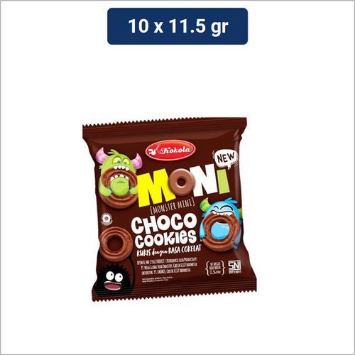 Jual Kokola Moni Choco Cookies 10 x 11,5 gr | Shopee Indonesia