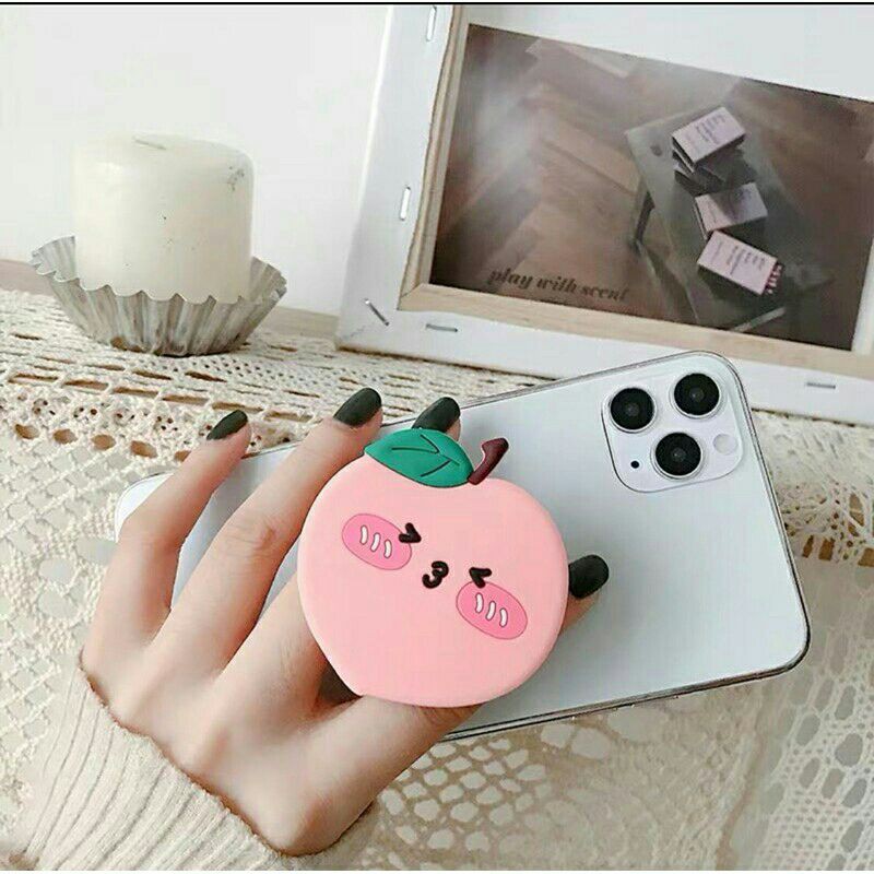 Jual Pop Socket 3D Handgrip Bentuk Buah Lucu Ring Stand | Shopee Indonesia
