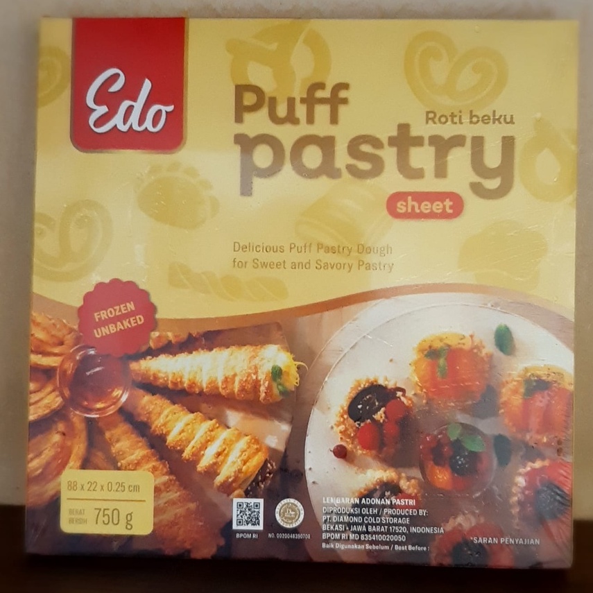 Jual EDO PUFF PASTRY 750GR | Shopee Indonesia