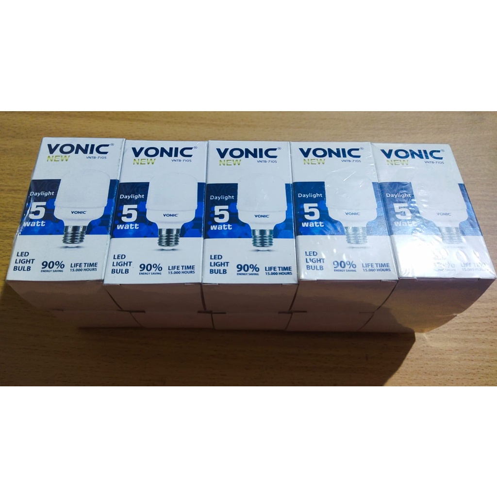 Jual Lampu Bohlam LED Merk Vonic 5 Watt | Shopee Indonesia