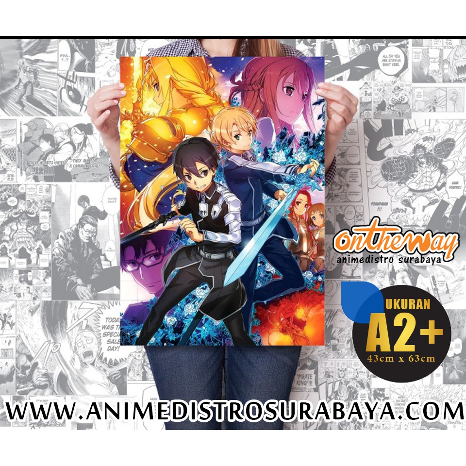Jual POSTER ANIME SWORD ART ONLINE ALICIZATION FULL HD PICTURE UKURAN ...