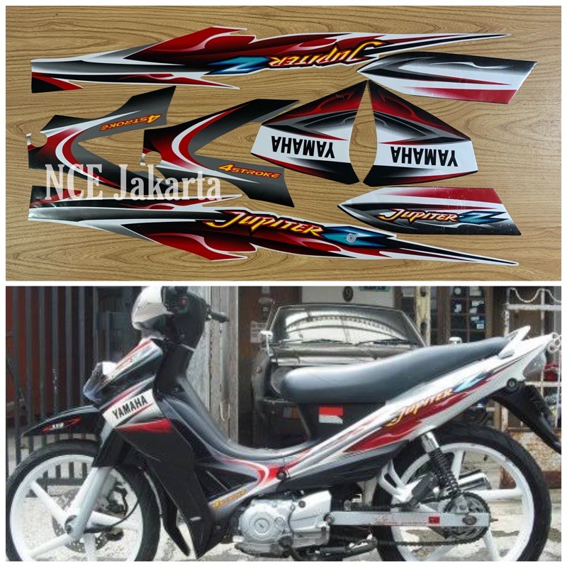 Jual STIKER STRIPING JUPITER Z 2005 HITAM | Shopee Indonesia