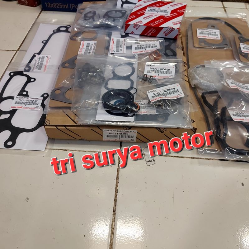 Jual GASKET KIT PACKING SET INNOVA DIESEL 2KD/FORTUNER DIESEL 2005-2015 ...