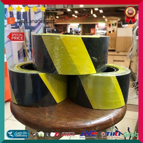Jual POLICE LINE GARIS POLISI BARRICADE HITAM KUNING | Shopee Indonesia