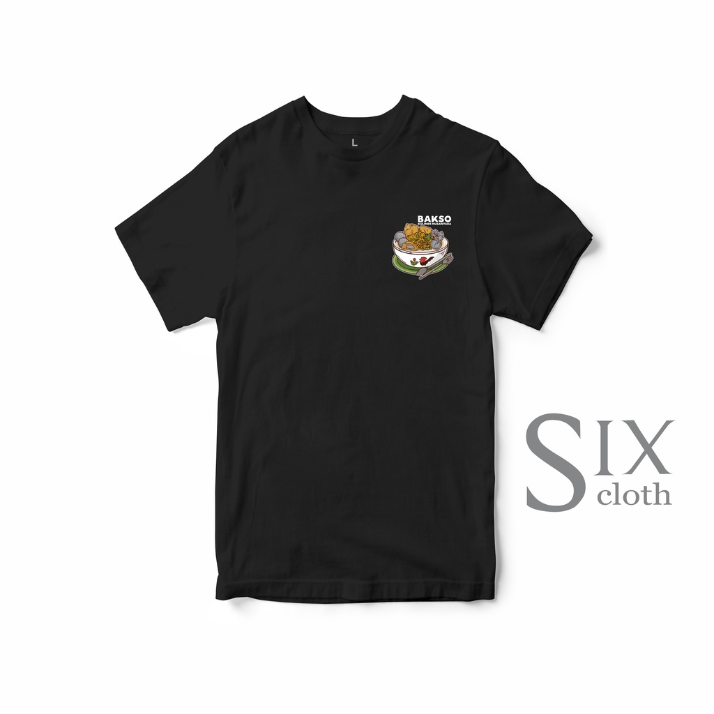 Jual Kaos Bakso - Tshirt Pria / Wanita Combed 30s Baju Distro - Kuliner ...