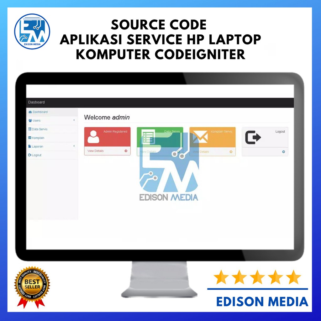 Jual Source Code Aplikasi Service HP Laptop Komputer Codeigniter ...