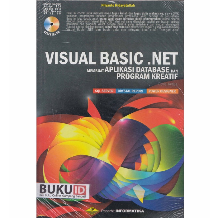 Jual database-buku- visual basic.net membuat aplikasi database&program kreatif revisi ke 2 -buku ...