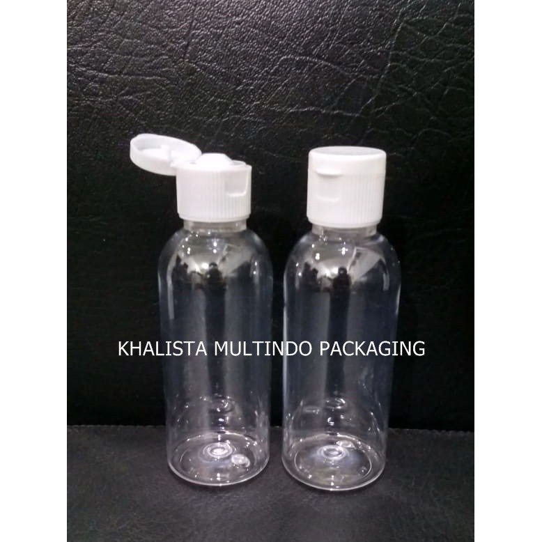 Jual Botol Fliptop 60 ML Natural ( Tutup Putih ) | Shopee Indonesia