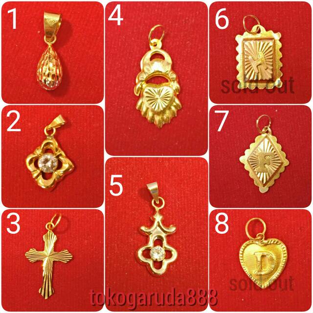 Jual Mainan liontin kalung anak dan dewasa emas asli kadar 700 22 70% 0 ...