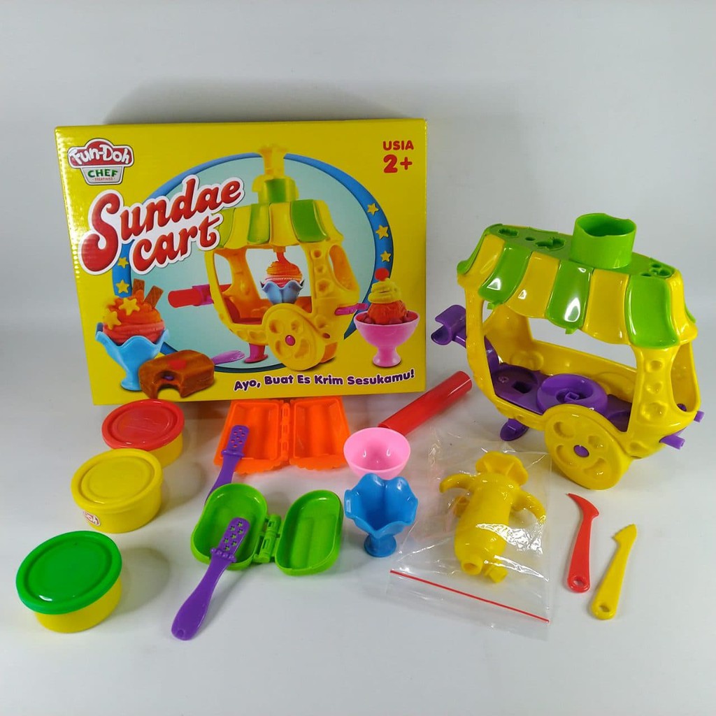 Jual Mainan Fundoh Lilin Plastisin Fun Doh Playdough Edukasi Anak Laki ...