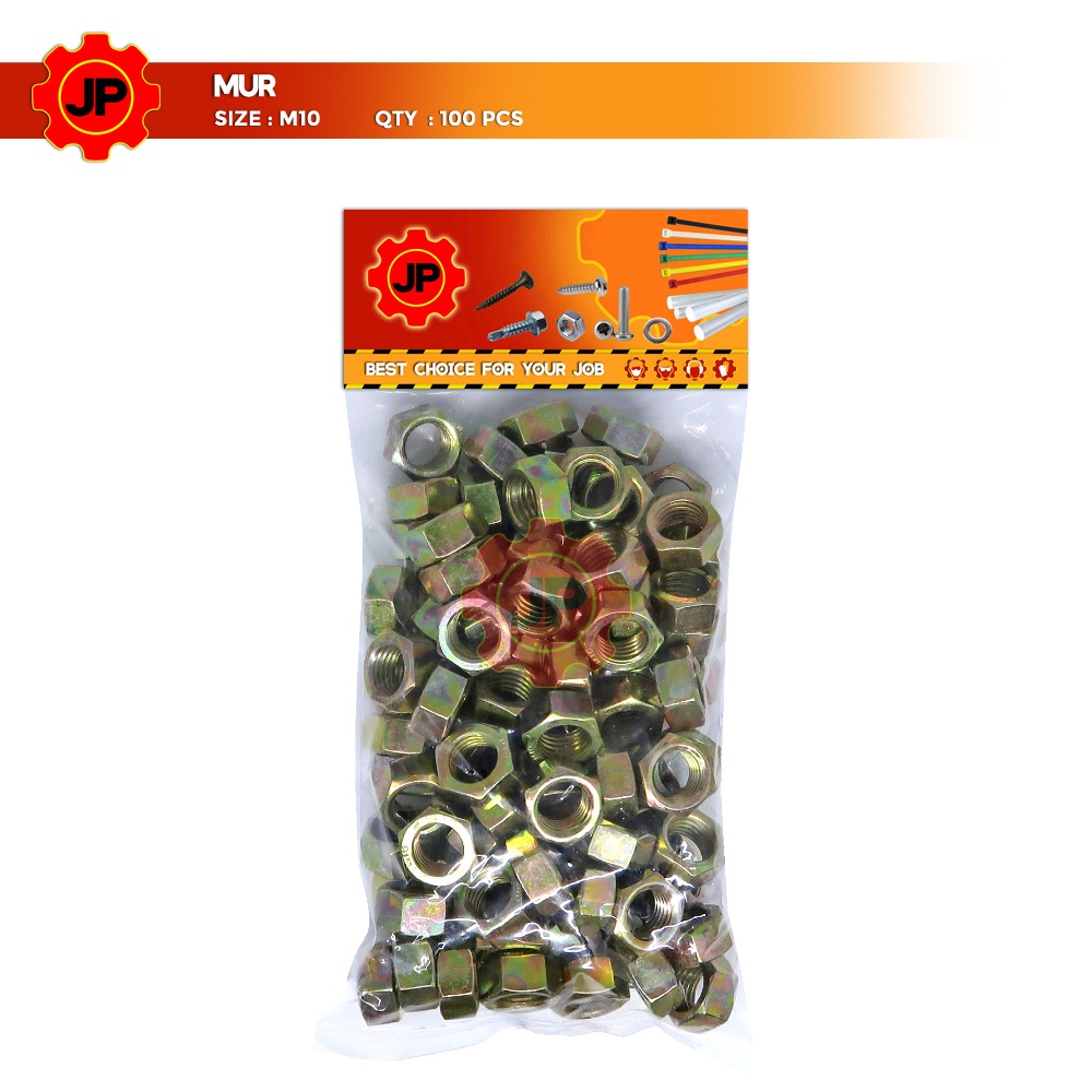 Jual MUR M 10 - MUR BAUT JP M10 ISI 100 PCS | Shopee Indonesia