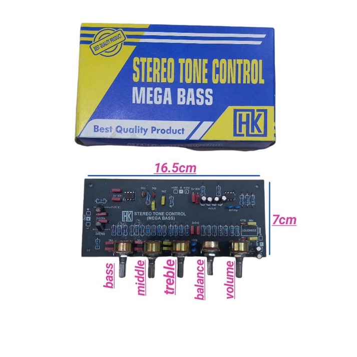 Jual KIT STEREO TONE CONTROL MEGA BASS Kit stereo tone control Mega ...