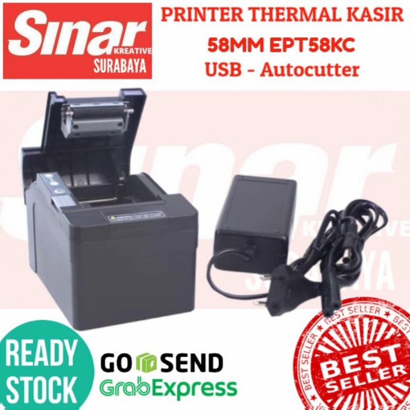 Jual PRINTER THERMAL AUTOCUTTER 58MM EPT58KC-AC MESIN KASIR (USB - RJ11 ...