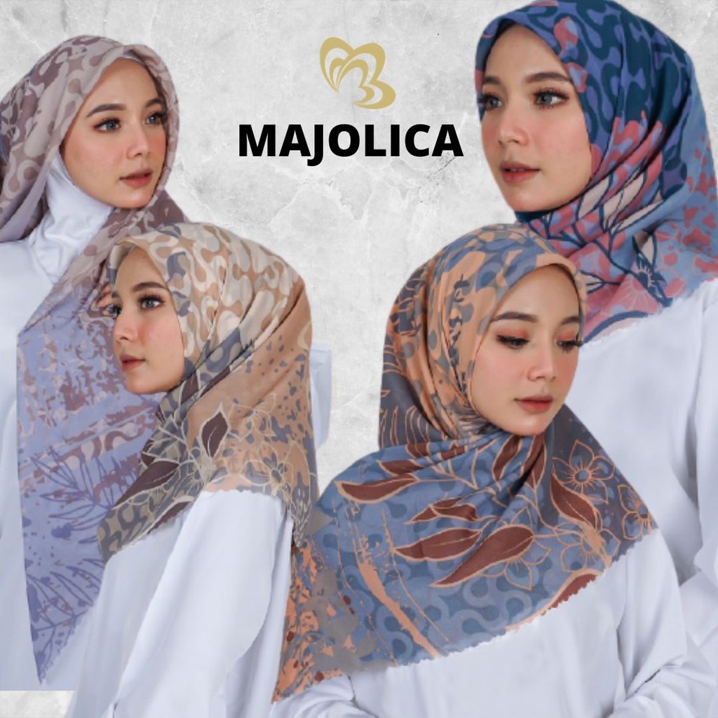 Jual Hijab Motif Majolica Series | Daleesha Habit | Shopee Indonesia