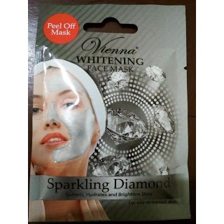 Jual 1PC VIENNA WHITENING FACE MASK SPARKLING DIAMOND | Shopee Indonesia