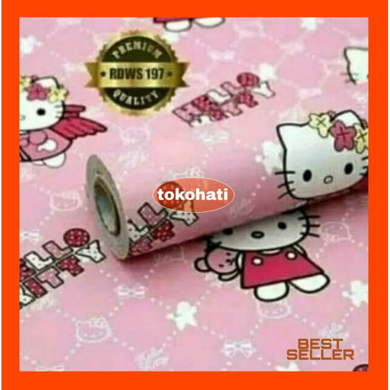 Jual Walpaper dinding hello kitty peri | Shopee Indonesia