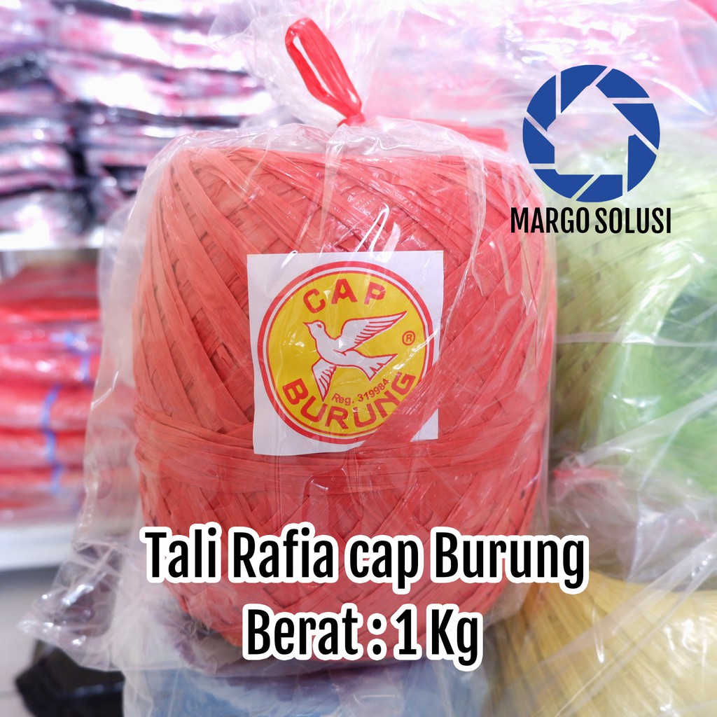 Jual Tali Plastik 1 KG Rafia Rumput Jepang Makassar kualitas terbaik ...