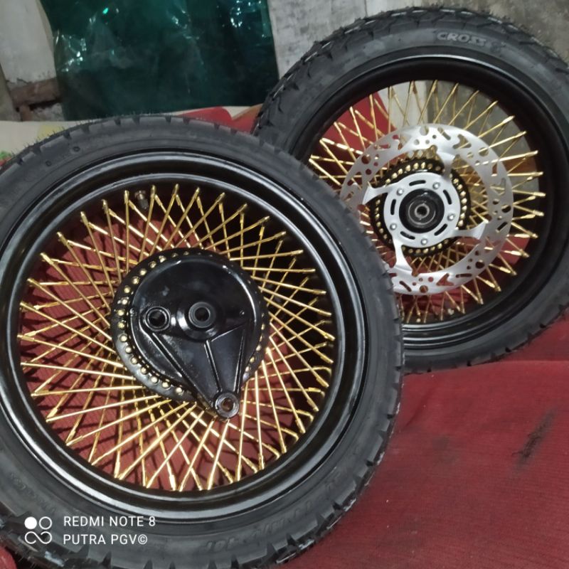 Jual velg jari jari ring 14 300 hole 72 velg custom | Shopee Indonesia