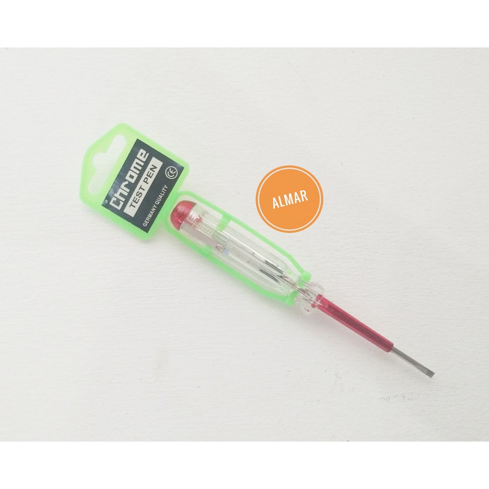 Jual PROMO Obeng Tespen Gantung Minus Alat Pengetes Arus Listrik Test ...