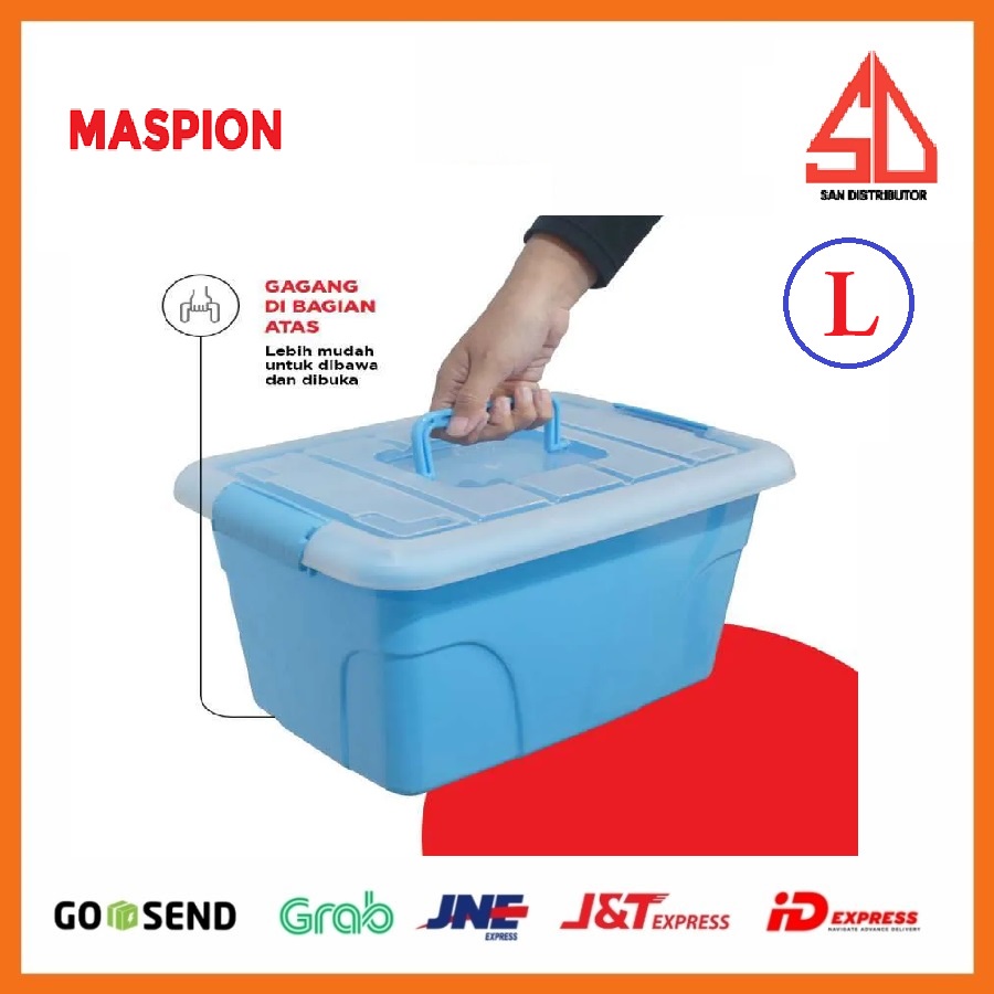 Jual BOX KOTAK SERBAGUNA MASPION FAVOURITE CONTAINER L-16 MP large ...