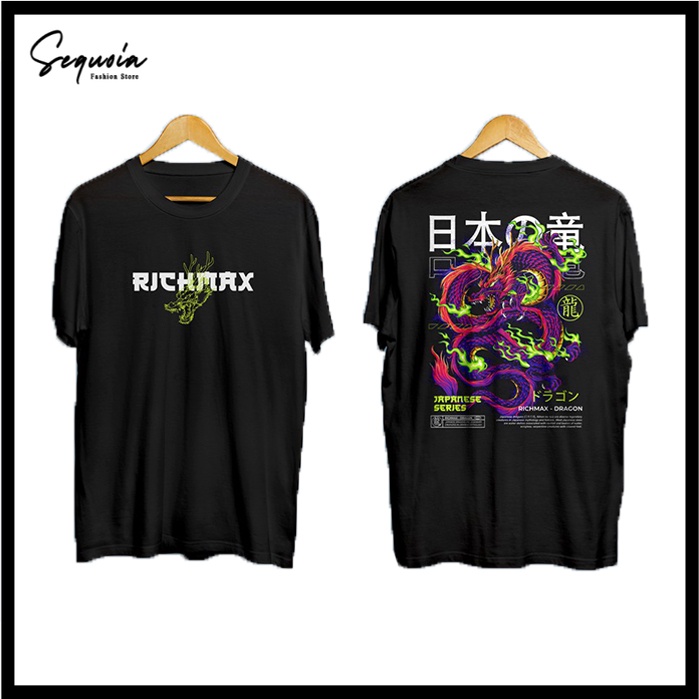 Jual KAOS DISTRO PRIA DRAGON RICHMAX ORIGINAL JAPAN | Shopee Indonesia