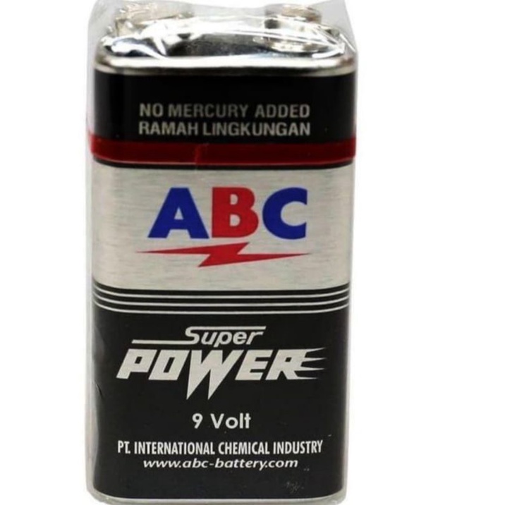 Jual Baterai Battery Batere ABC super power 9v / baterai ABC kotak 9 v ...