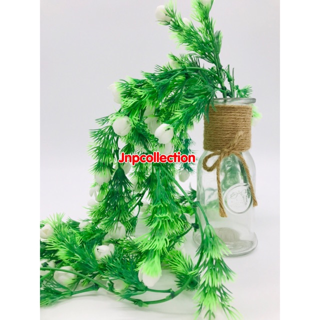 Jual Bunga plastik tangkai priti jarum putih | Shopee Indonesia