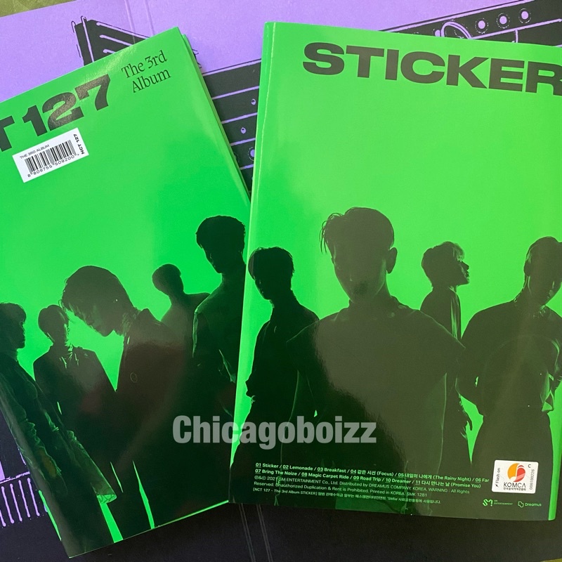 Jual Album only nct 127 sticker STICKY VER (exclude pc saja) | Shopee ...
