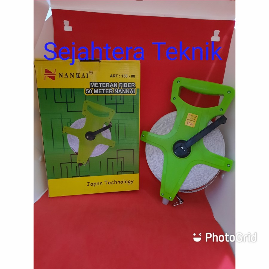 Jual Meteran Fiber 50M NANKAI - Meteran Rol 50 M NANKAI Fiber | Shopee ...