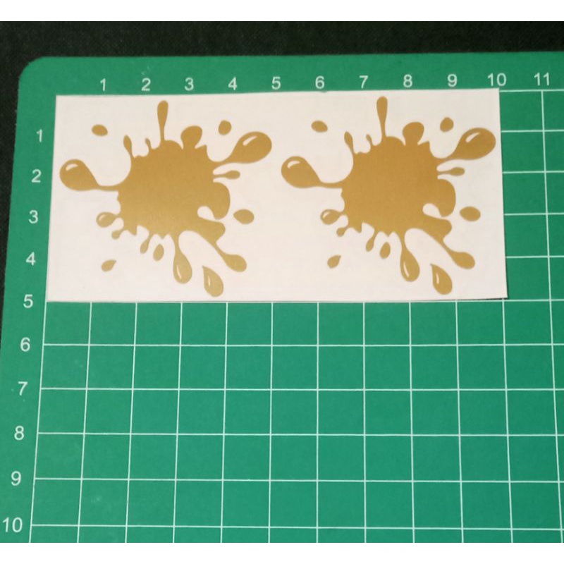 Jual stiker sticker bercak sticker crot cutting isi 2 asesoris motor ...