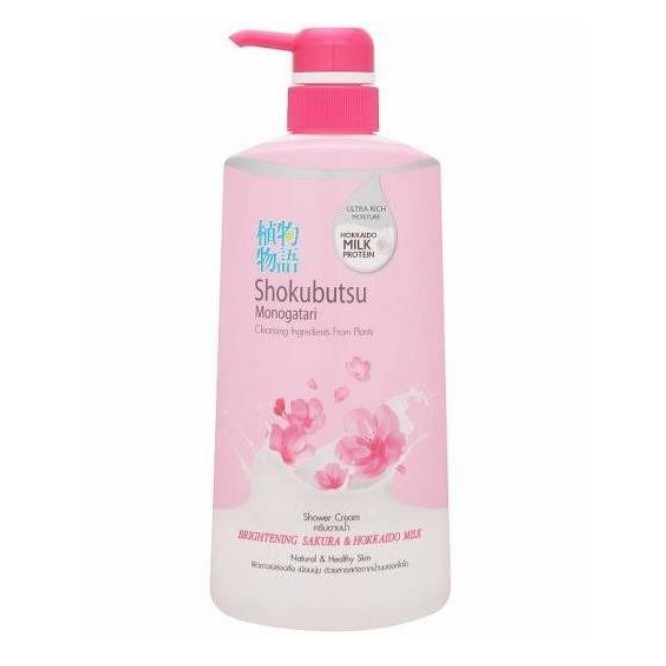 Jual Shokubutsu Monogatari Shower Cream Bright Sakura & Hokkaido Milk 500ml | Shopee Indonesia