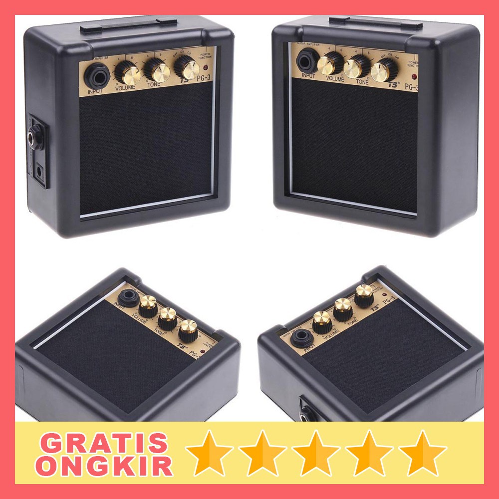 Jual Amplifier Mini Portable Speaker Ampli Gitar Elektrik dan Akustik ...