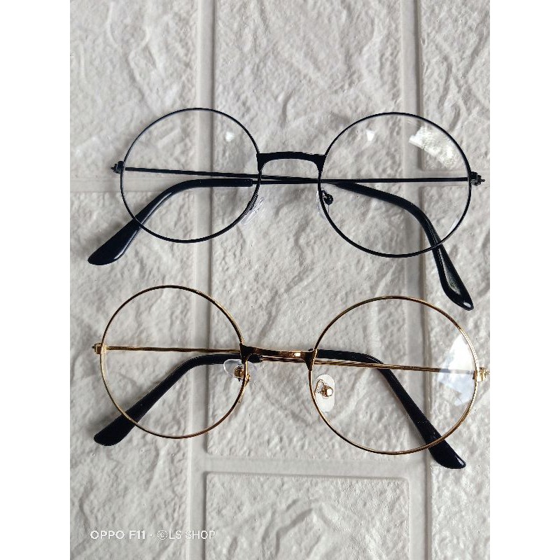 Jual Kacamata Unisex Fashion Bingkai Besi | Shopee Indonesia