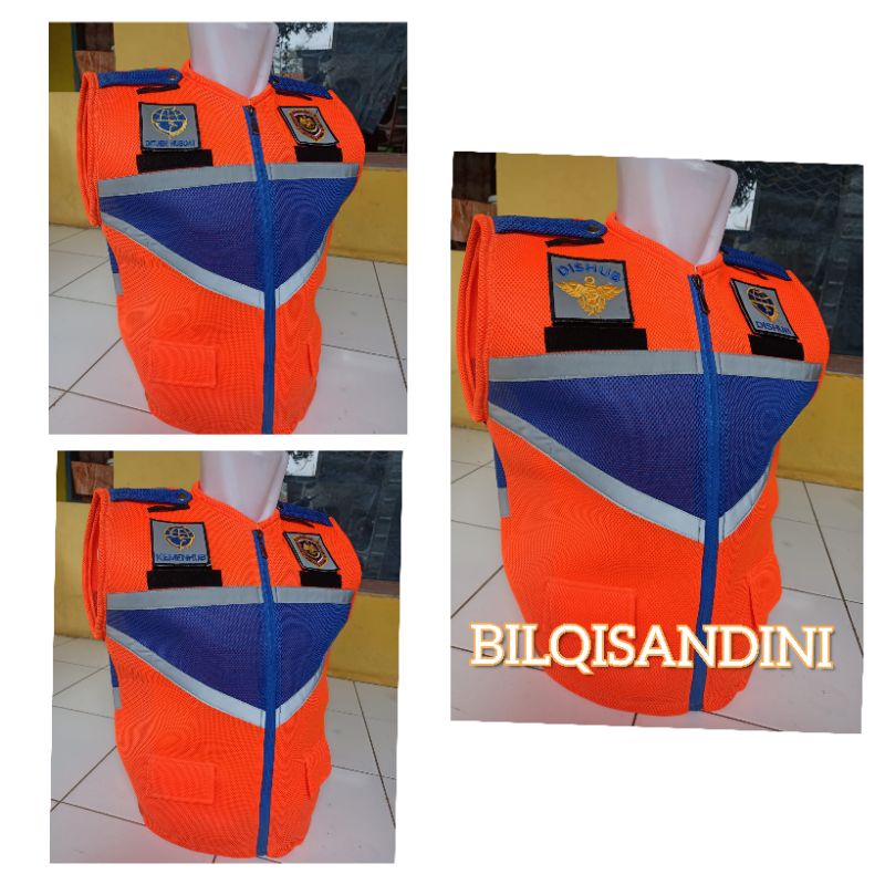 Jual rompi jala tebal dishub/kemenhub/hubdat terbaru | Shopee Indonesia