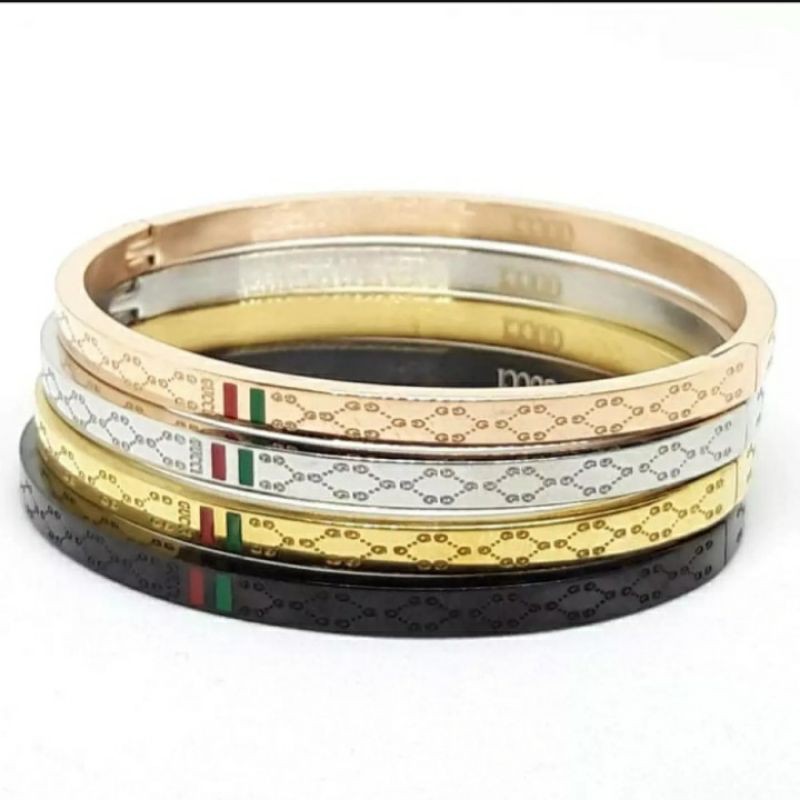 Jual gelang titanium wanita / perhiasan titanium wanita (harga satuan ...