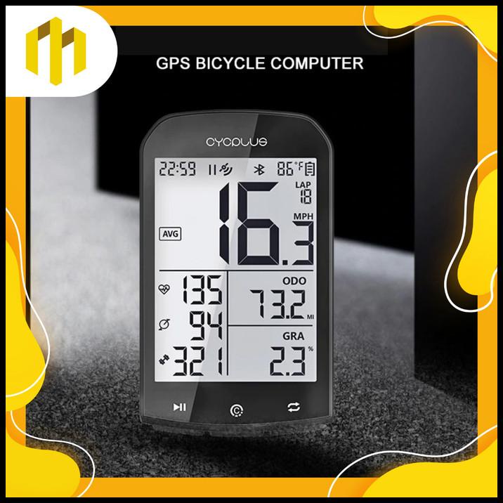Jual Cycplus M1 Gps Cyclocomp Speedometer Odometer Xoss App Strava ...