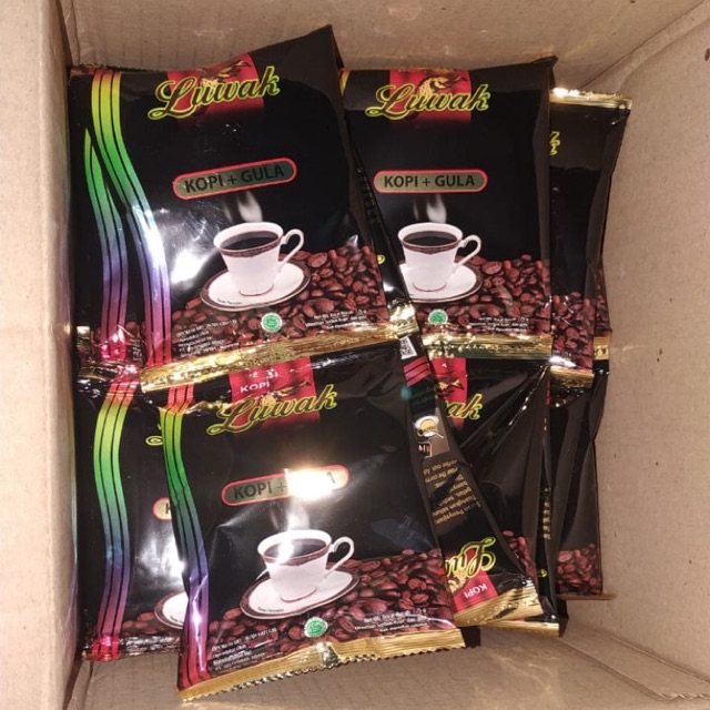 Jual Kopi Luwak Hitam 1 renteng 20 pcs | Shopee Indonesia