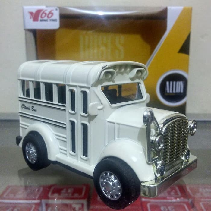 Jual Diecast luxurious classic bus school bus alloy high speed harga ...